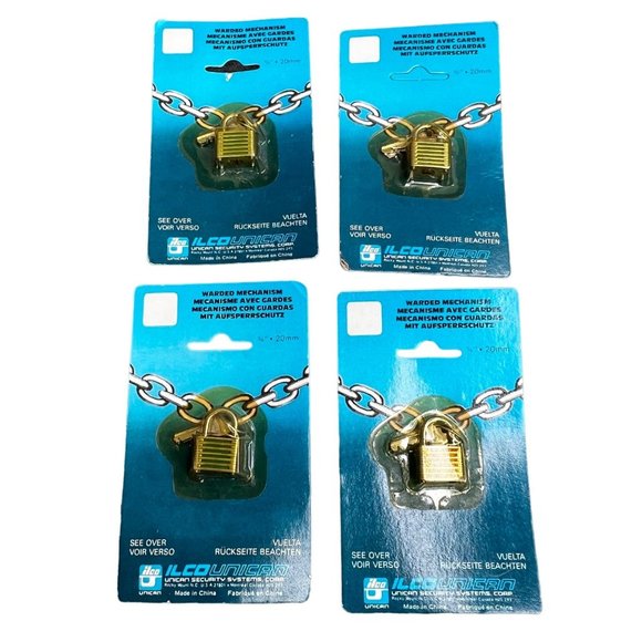 Ilco | Office | Ilco Mini Padlock With Key Nip Lot Of 4 Warded ...